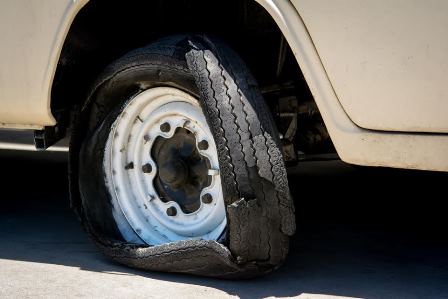 Car Accidents Caused by a Tire Blowout | Kansas City Accident Injury ...